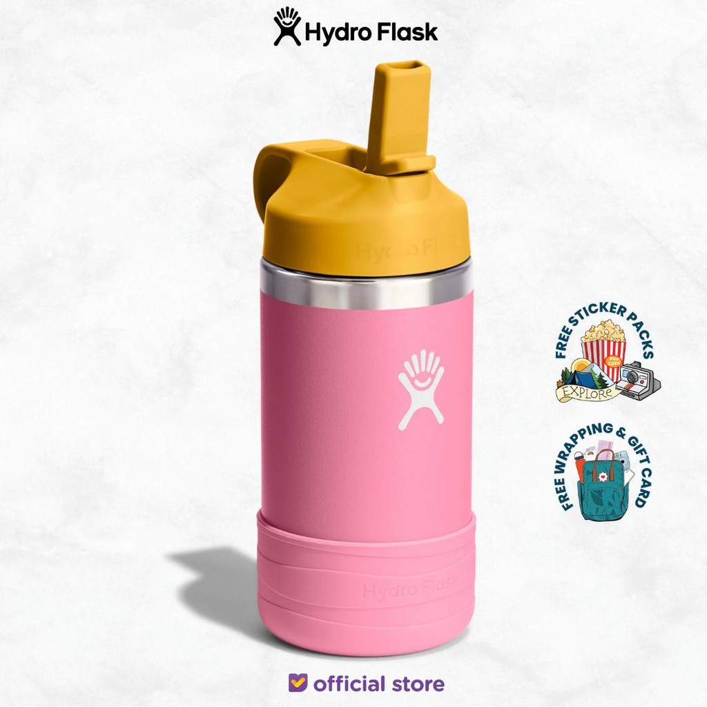 Jual Botol Minum Anak Hydro Flask Kids Wide Mouth 12 oz / 354 ml Dahlia ...