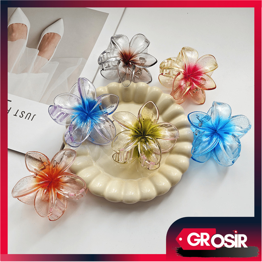 Jual Grosir - F6674 Jepit Rambut / Flower Hair Clip / Aksesoris Rambut ...