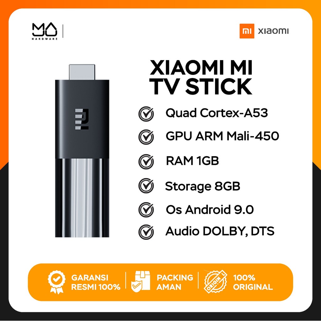 Jual Xiaomi Mi TV Stick Full HD Android TV Stik Quadcore FHD - Garansi ...