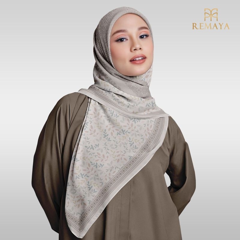 Jual Remaya Belvia Scarf Hijab Segiempat Voal Premium Motif Elegan ...