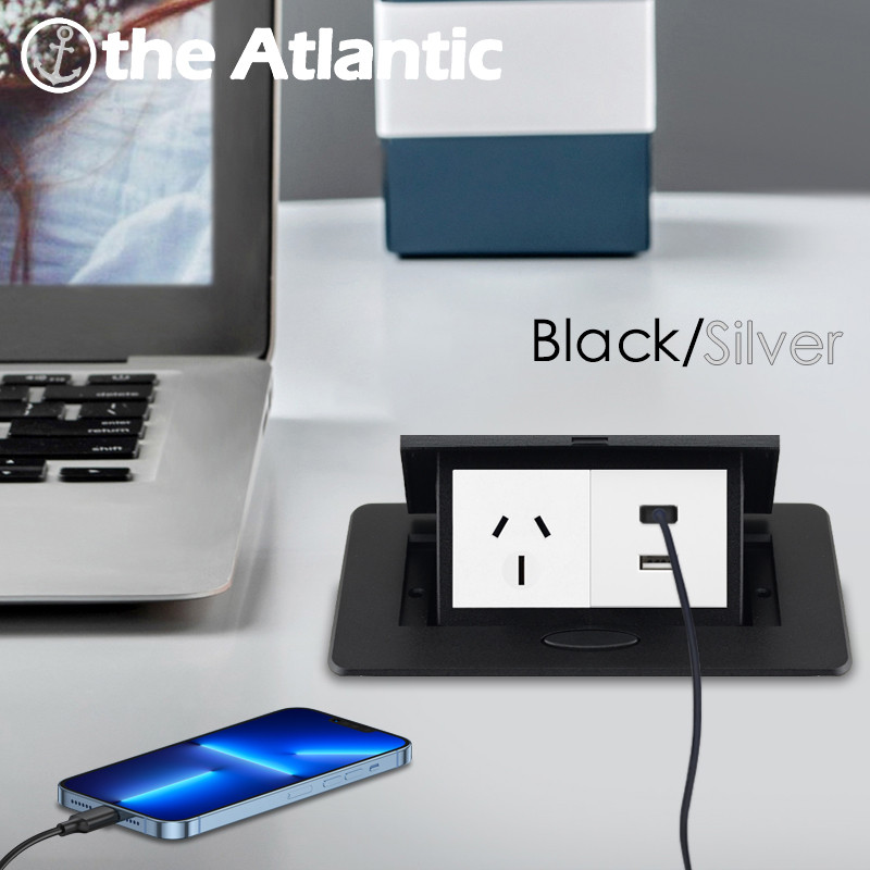 Jual Australia Socket New Zealand 15A Hidden Table Socket with USB Type ...