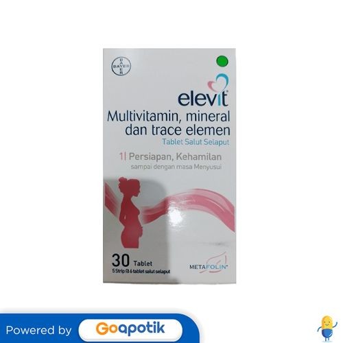 Jual Elevit Box Isi 30 Tablet Salut Selaput | Shopee Indonesia