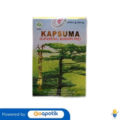 Jual Kapsuma Ginseng Kianpi Pil Botol 60 Kapsul | Shopee Indonesia
