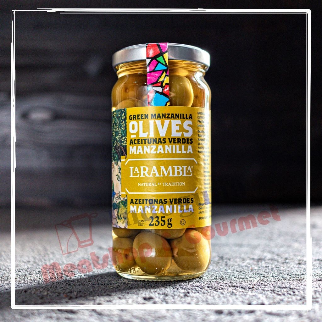 Jual Larambla La Rambla Green Manzanilla Olives Buah Zaitun Hijau ...