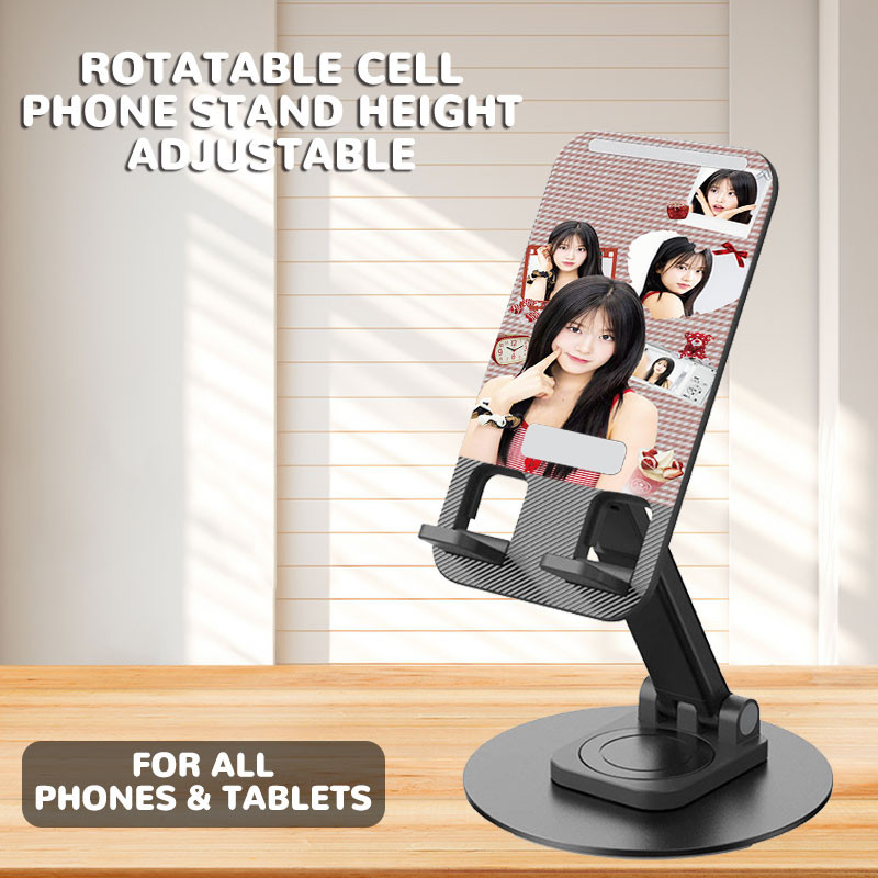 Jual Sweet Actress Style Foldable Metal Mobile Stand 360 Degree ...