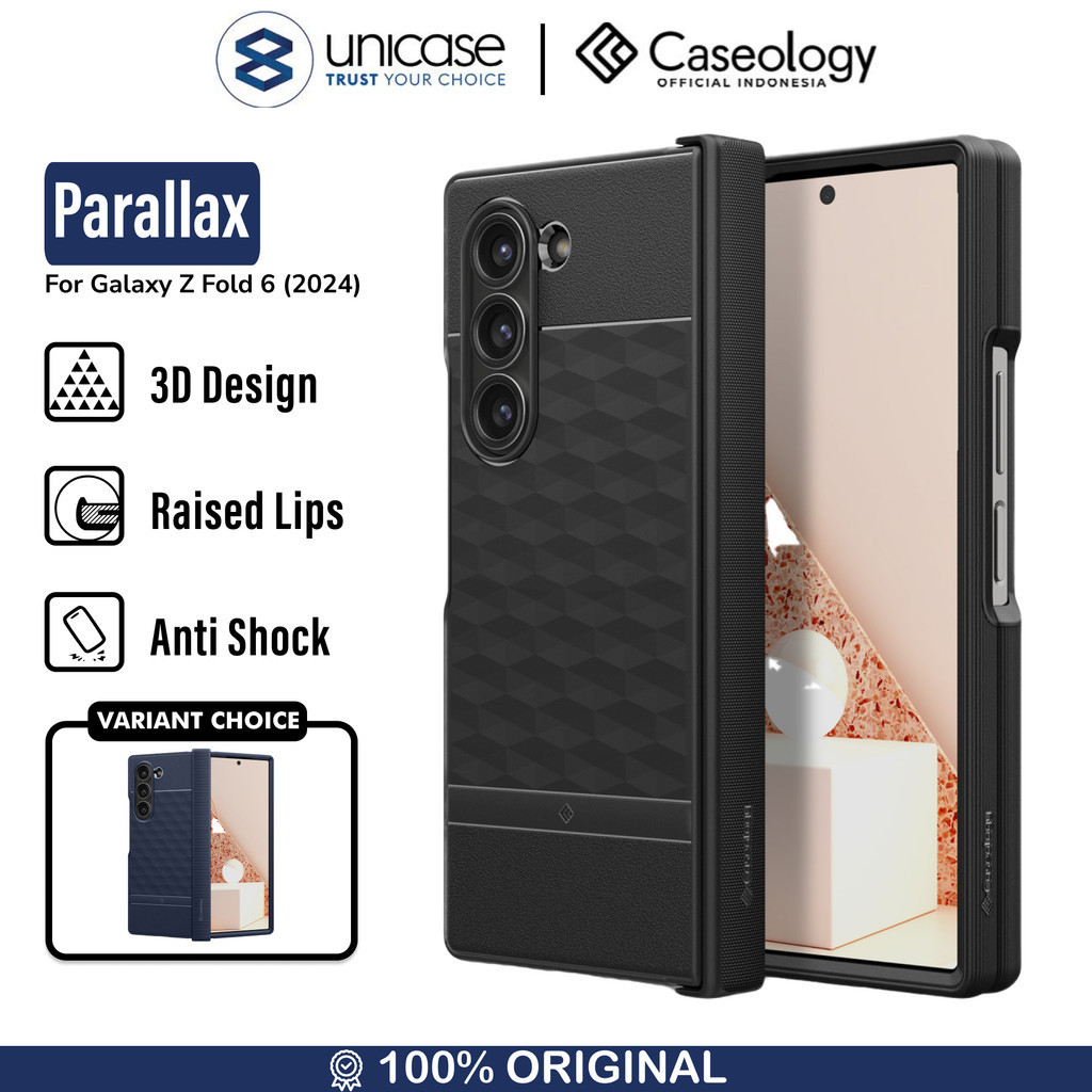 Jual Case Samsung Galaxy Z Fold 6 2024 Caseology by Spigen Parallax 3D Grip | Shopee Indonesia
