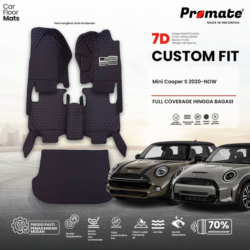 Jual Karpet Mobil Promate Customfit Mini Cooper S 2020-Now Full Bagasi ...