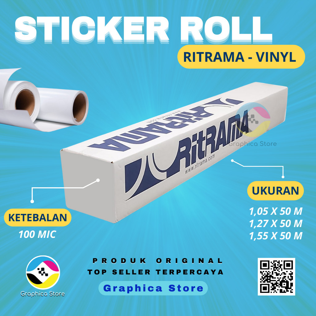 Jual Sticker Vinyl RITRAMA Branding Mobil, Stiker Roll Vinyl Wrapping ...