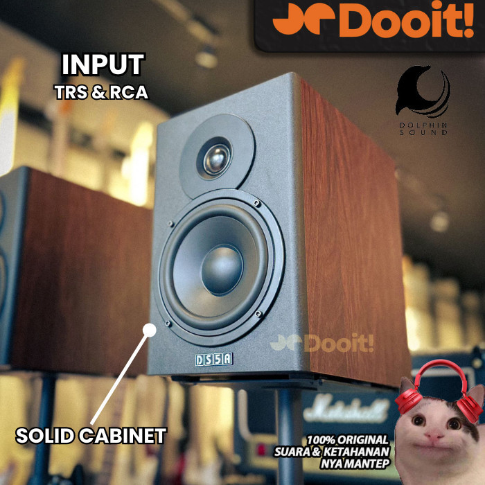 Jual Dolphin Sound DS5A V2 Speaker Monitor Flat Home Recording ISK DS ...
