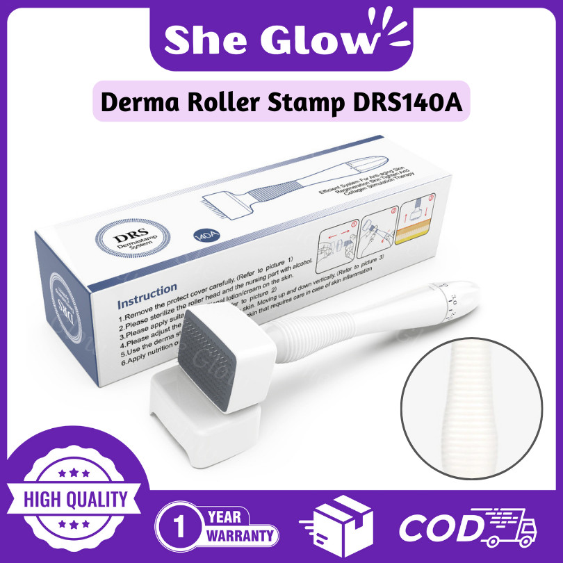 Jual She Glow (GARANSI 1 TAHUN) Derma Roller Stamp DRS140A Anti-Aging ...