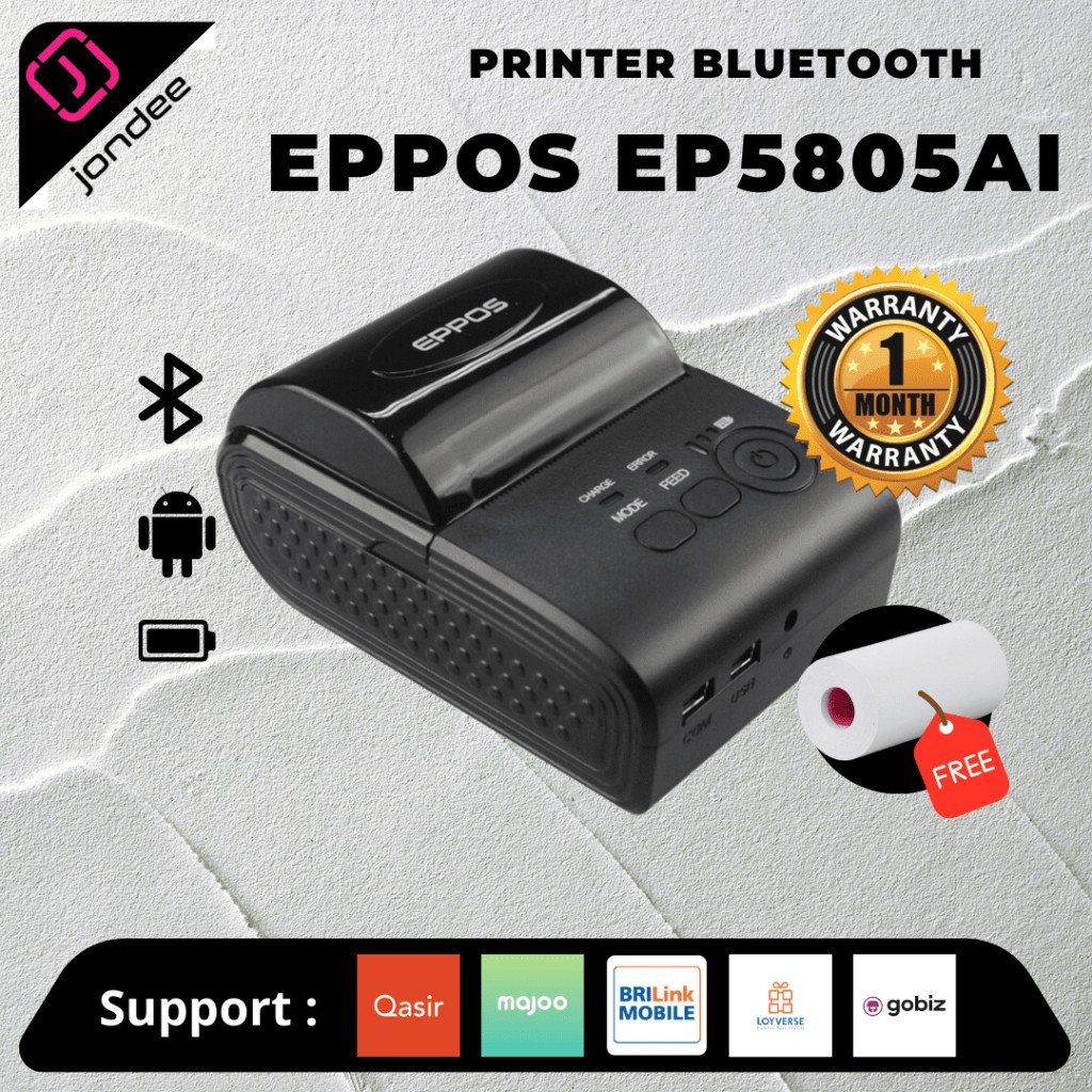 Jual Printer Resi Bluetooth Mini EPPOS EP5805AI EP5805 Struk & Marketplace Shopee | Shopee Indonesia