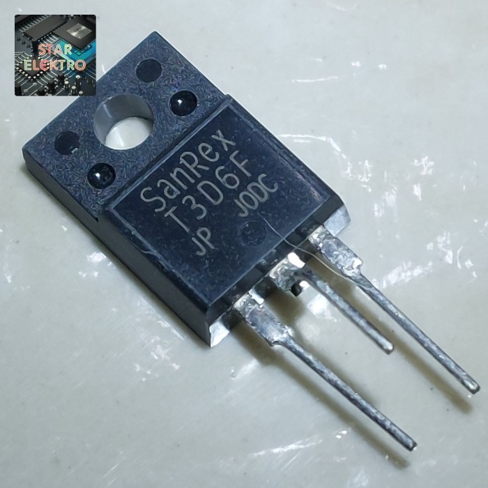 Jual T3D6F To-220f SANREX T306F T3O6F TMG3D60F Triac T3D6 3A 600V Triacs SCR Transistor | Shopee ...