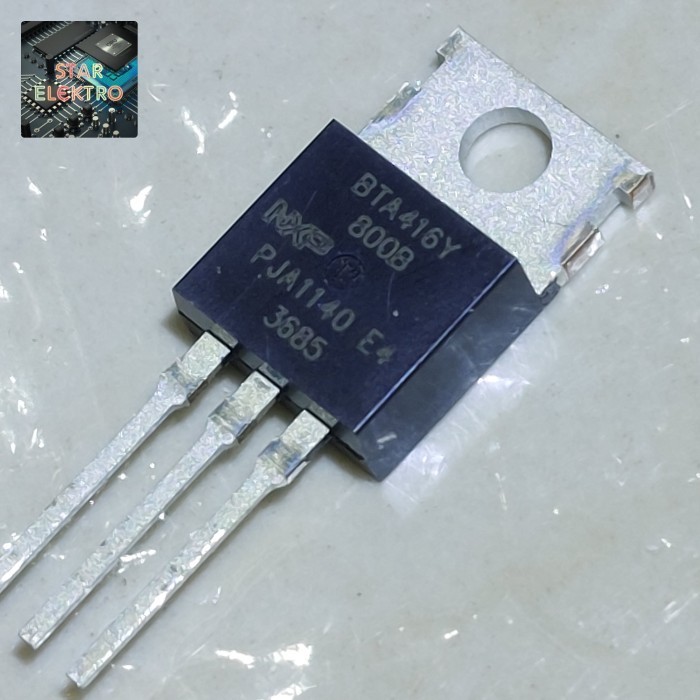 Jual BTA416Y-800B To-220 BTA 416 Triac BTA416Y800B 416Y 16A 600V WeEn ...