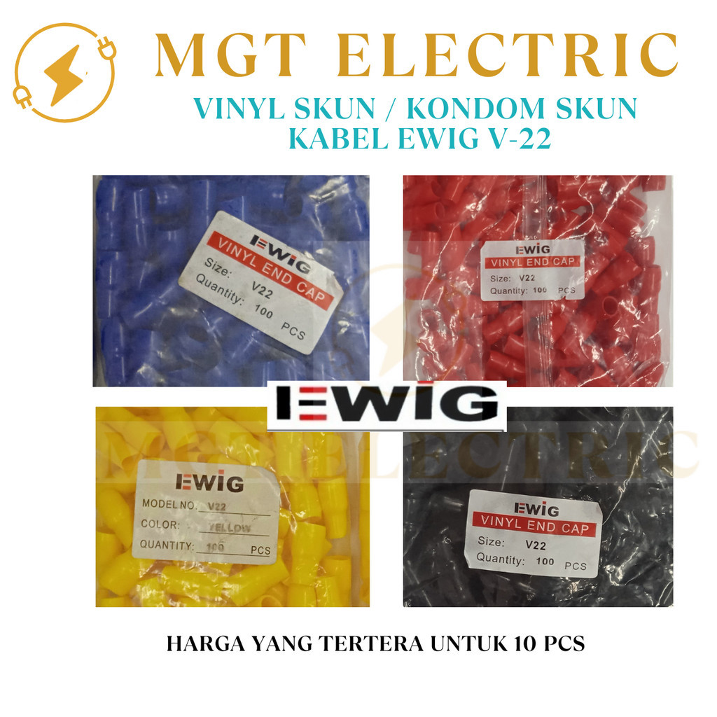 Jual Vinyl Skun Kabel EWIG V-22 / EWIG kondom kabel skun vinil V22 ...
