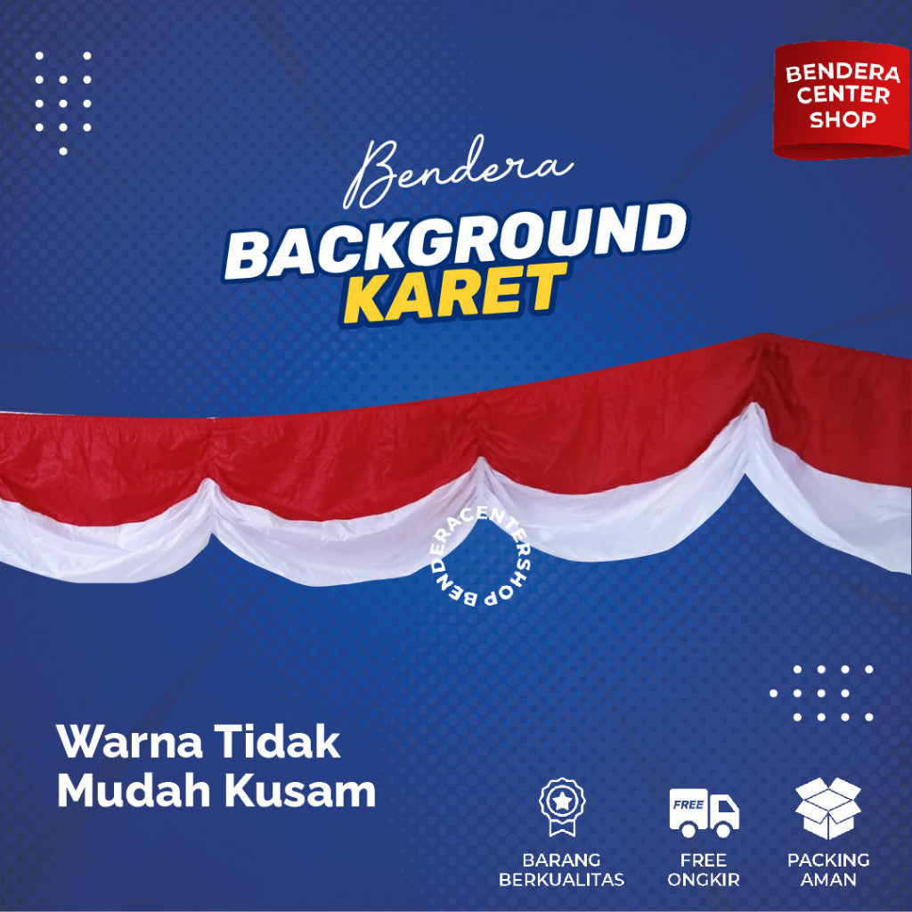 Jual MERDEKA Benner Spanduk Bendera Panggung Indonesia Merah Putih ...