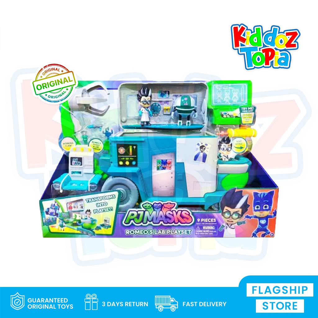 Jual PJ Masks PJMasks Romeo Romeo's Lab Playset | Shopee Indonesia