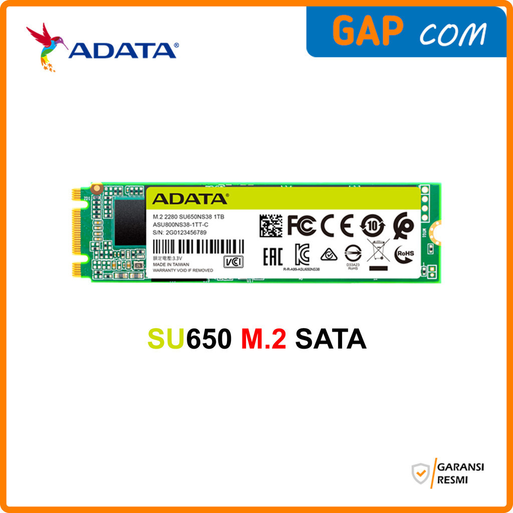 Jual SSD 256GB 512GB 1TB Adata SU650 Ultimate 3D NAND M.2 2280 SATA 6Gb ...