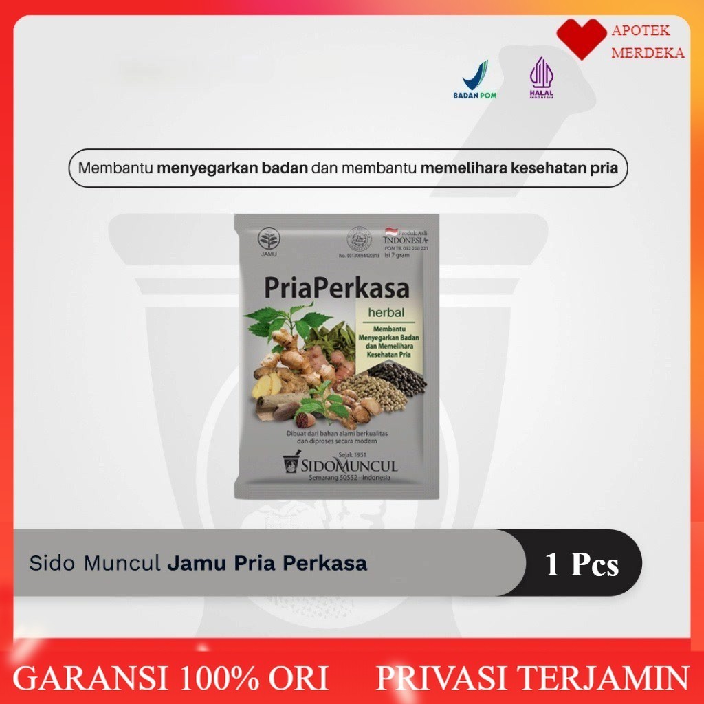 Jual Sido Muncul Jamu Pria Perkasa Sachet | Shopee Indonesia