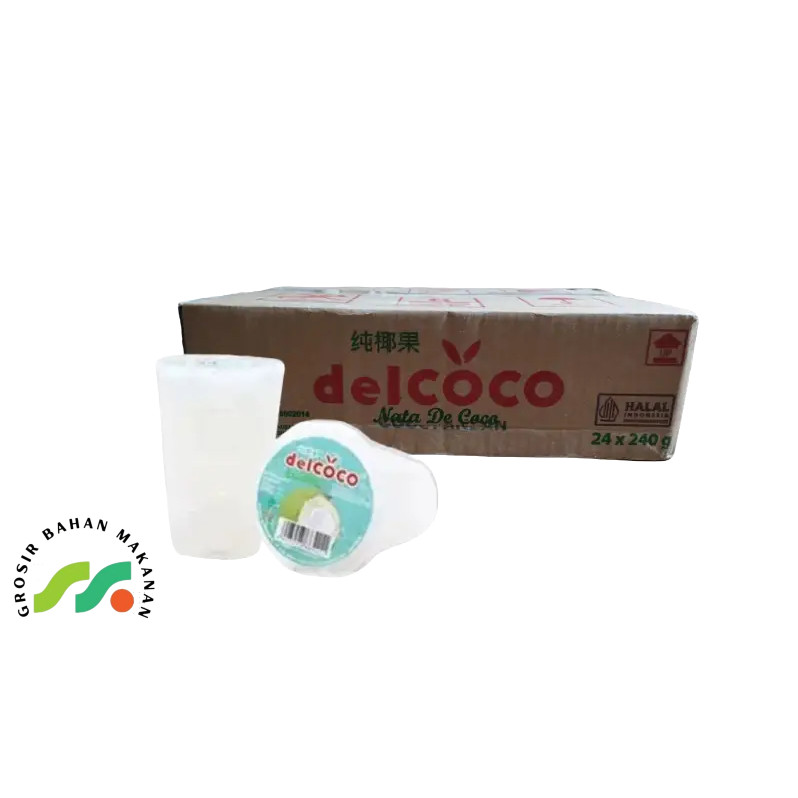 Jual DELCOCO NATA DE COCO 1 DUS ISI 24 CUP | Shopee Indonesia