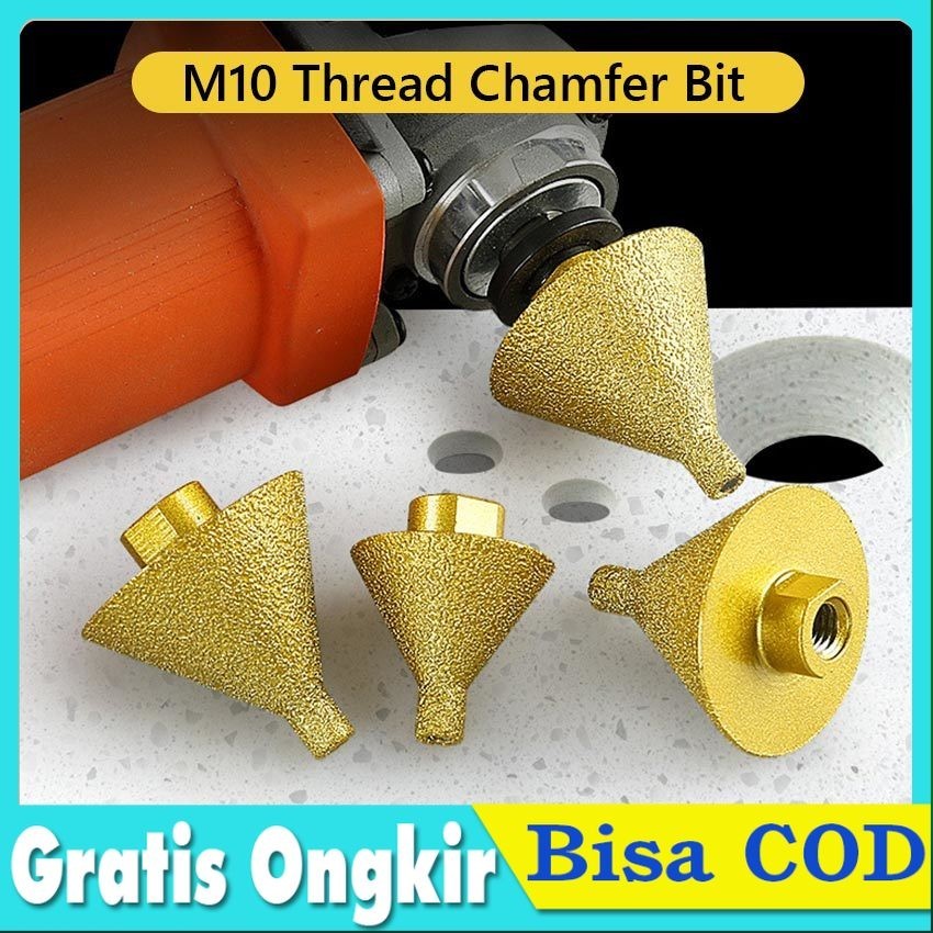 Jual Diamond Chamfer Router Bits Dia 38mm/50mm Milling Tile Cutter ...