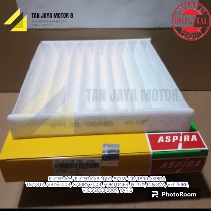 Jual TO-87139-INV-1800 FILTER AC CABIN KABIN VELLFIRE VIOS TAHUN 2003 ...
