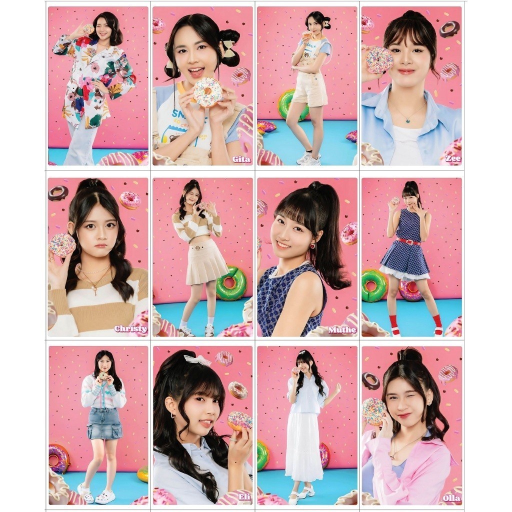 Jual JPOP JKT48 NEWERA KOLEB DONUT LOVE TANGO PHOTOCARD 2SISI LAMINASI ...