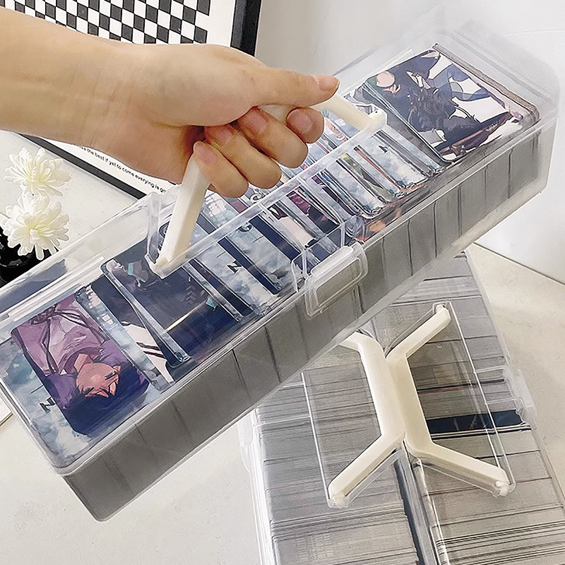 Jual Transparent Idol Photo Storage Case Plastic Kpop Albums Photocards ...
