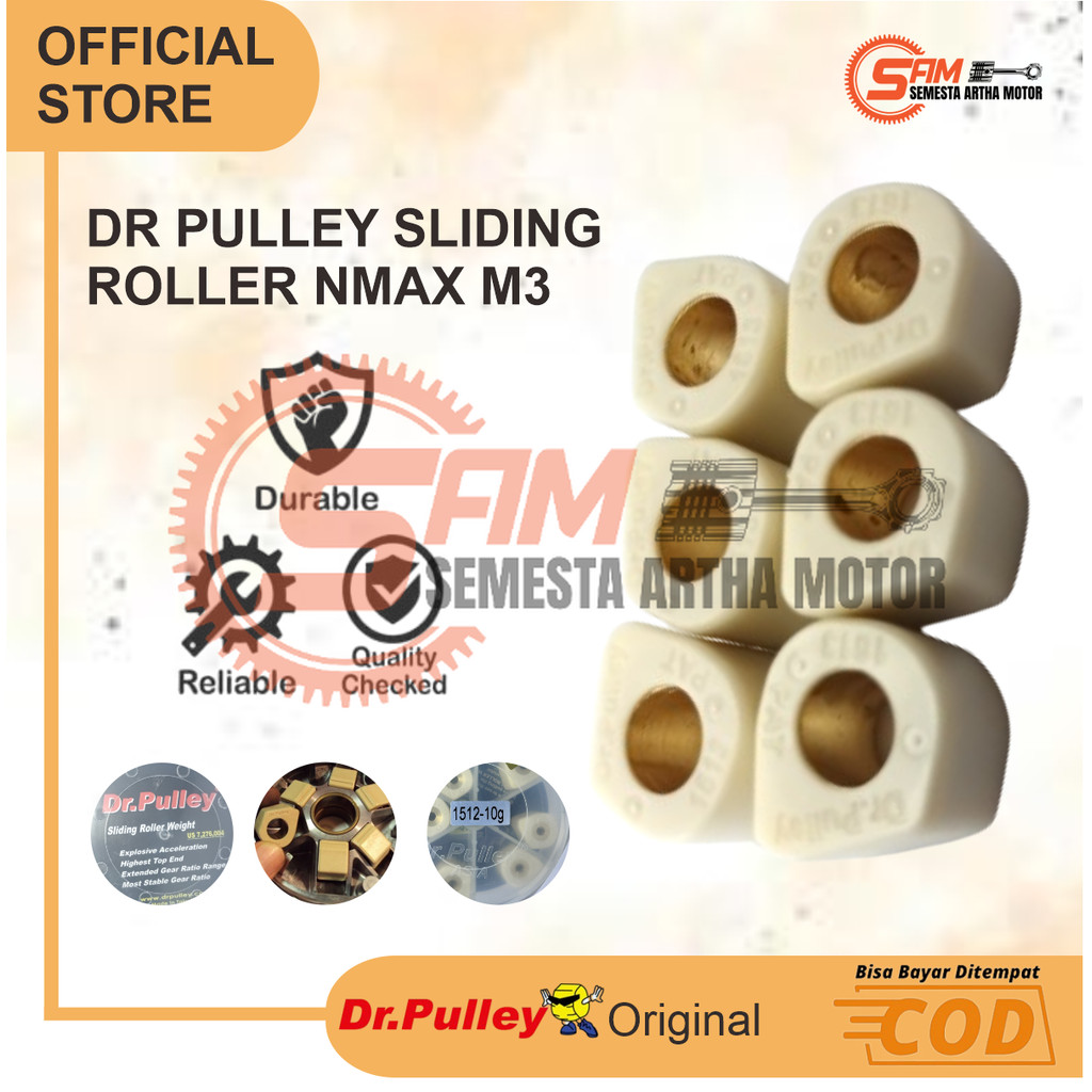 Jual Sliding Roller Motor Yamaha Nmax Xeon Lexi Aerox M3 DR PULLEY ...