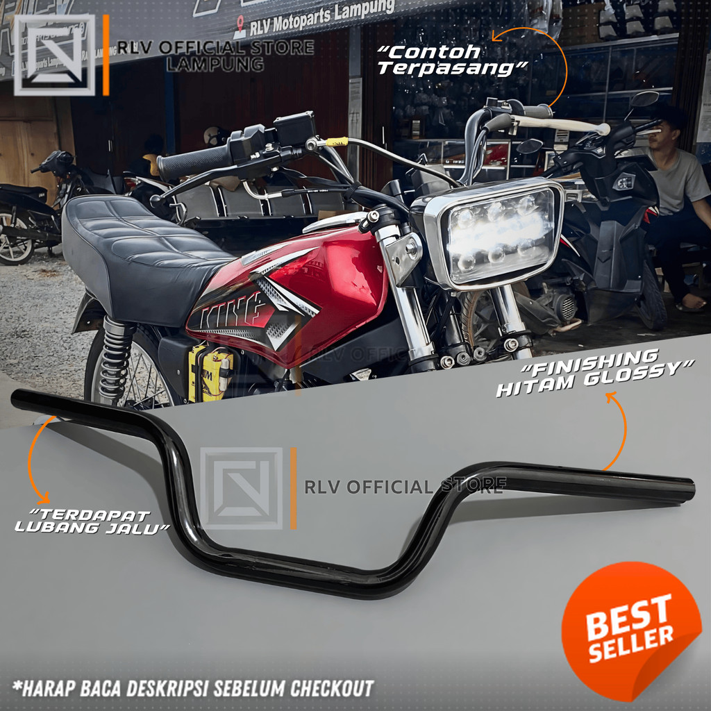Jual STANG RX KING TINGGI PREMIUM UNIVERSAL - STANG STIR MOTOR RXK RXS ...