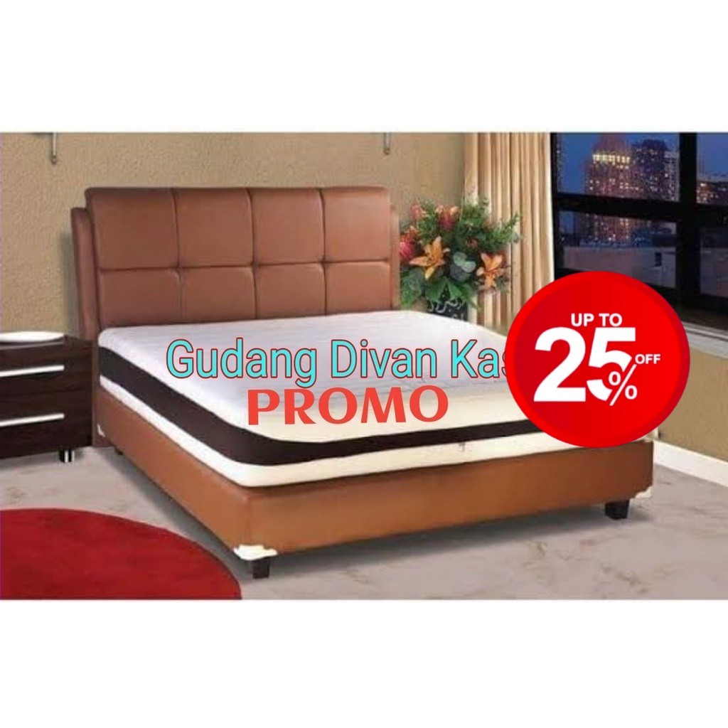 Jual PROMO Divan/Difan Kasur Sandaran Monaco Tanpa Kasur | Shopee Indonesia