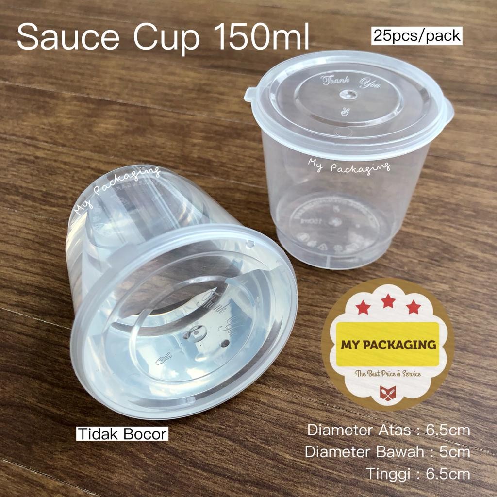Jual Thinwall Cup Puding 150ml (25set) - bisa cod | Shopee Indonesia