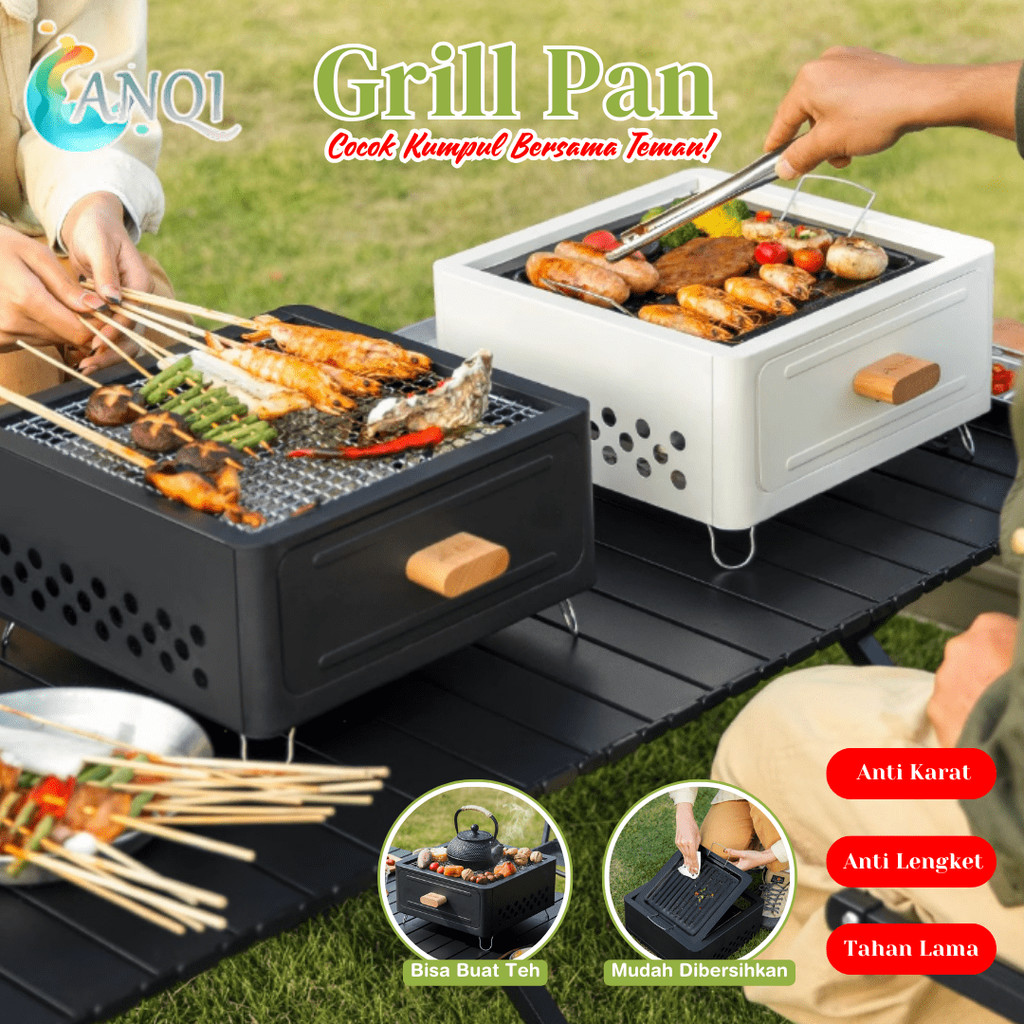 Jual ANQI SHOP Panggangan Arang Mini / Pemanggang Portable Arang ...