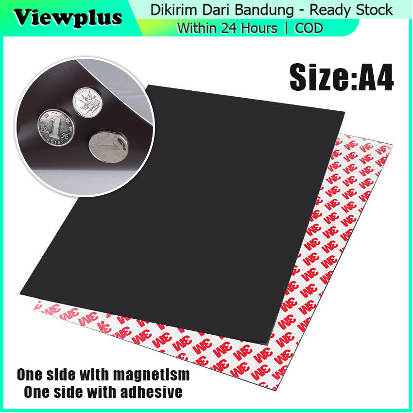 Jual Magnet Lembaran Strip Sheet Karet Rubber A4 30cm x 20cm Tebal 1mm ...