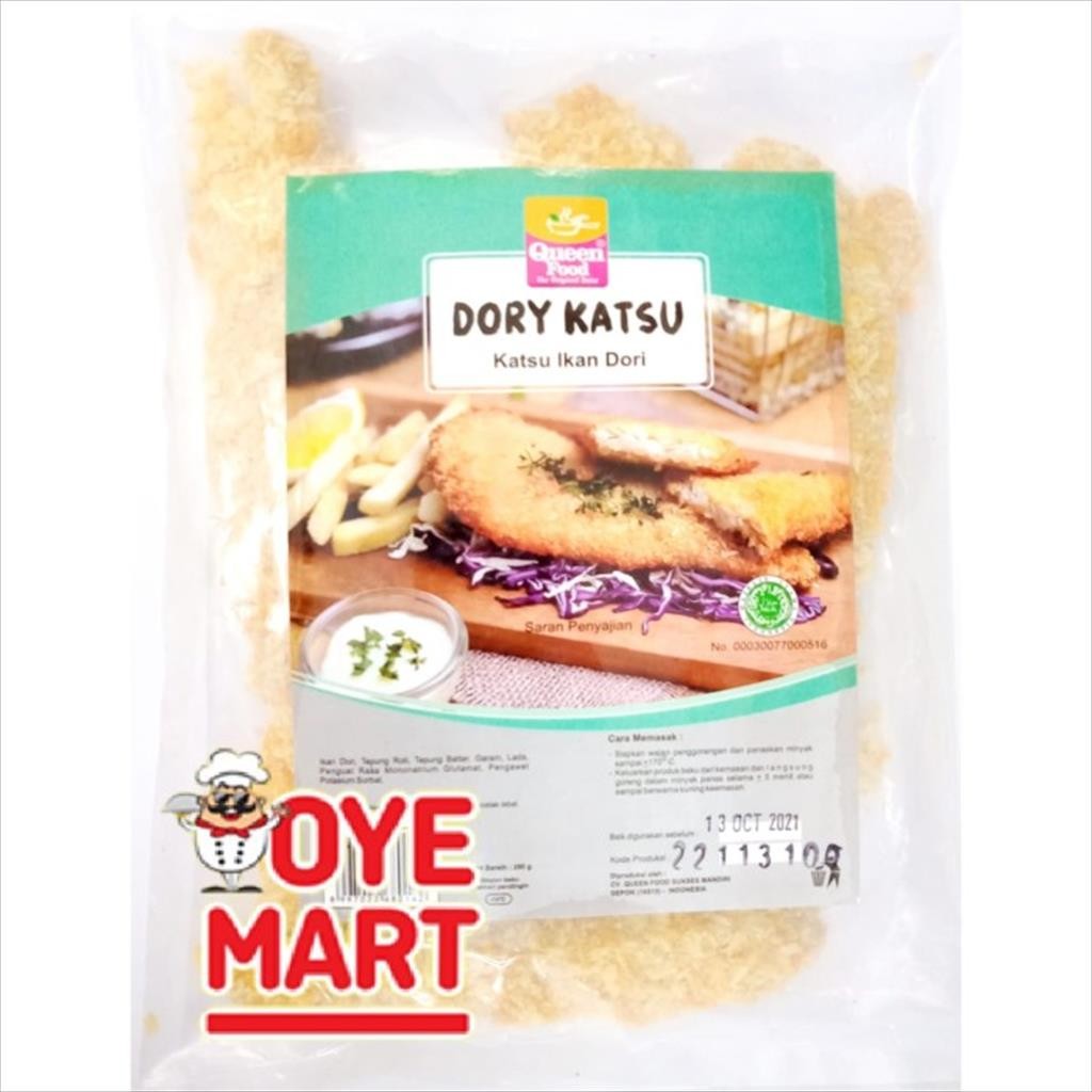 Jual QUEEN FOOD DORY KATSU 350GR / KATSU IKAN DORI | Shopee Indonesia