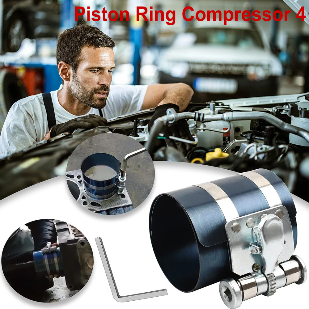Jual Piston Ring Compressor 4" Treker Alat Press Ring Seher/Piston Ring ...