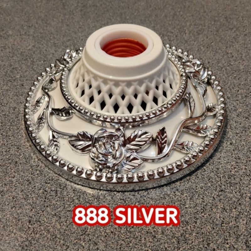 Jual Fitting Lampu Hias Plafon PVC 15 cm Fitting Lampu Ornamen Batik ...