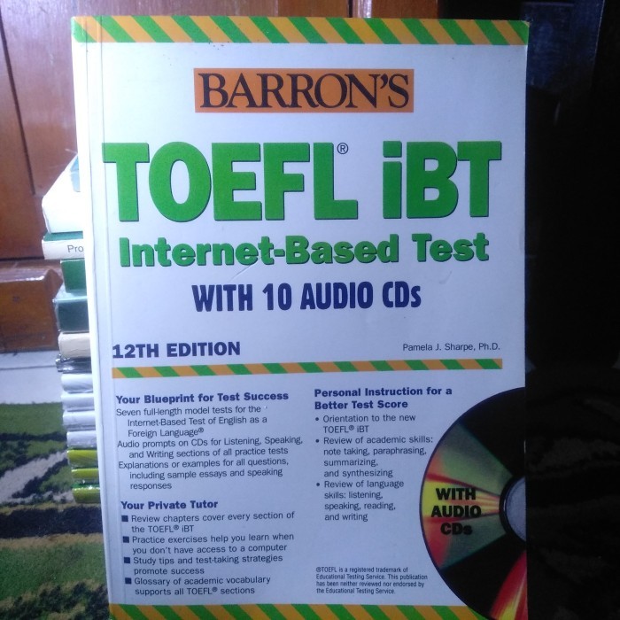 Jual Barron's TOEFL iBT Internet - Based Test (Original ) | Shopee ...