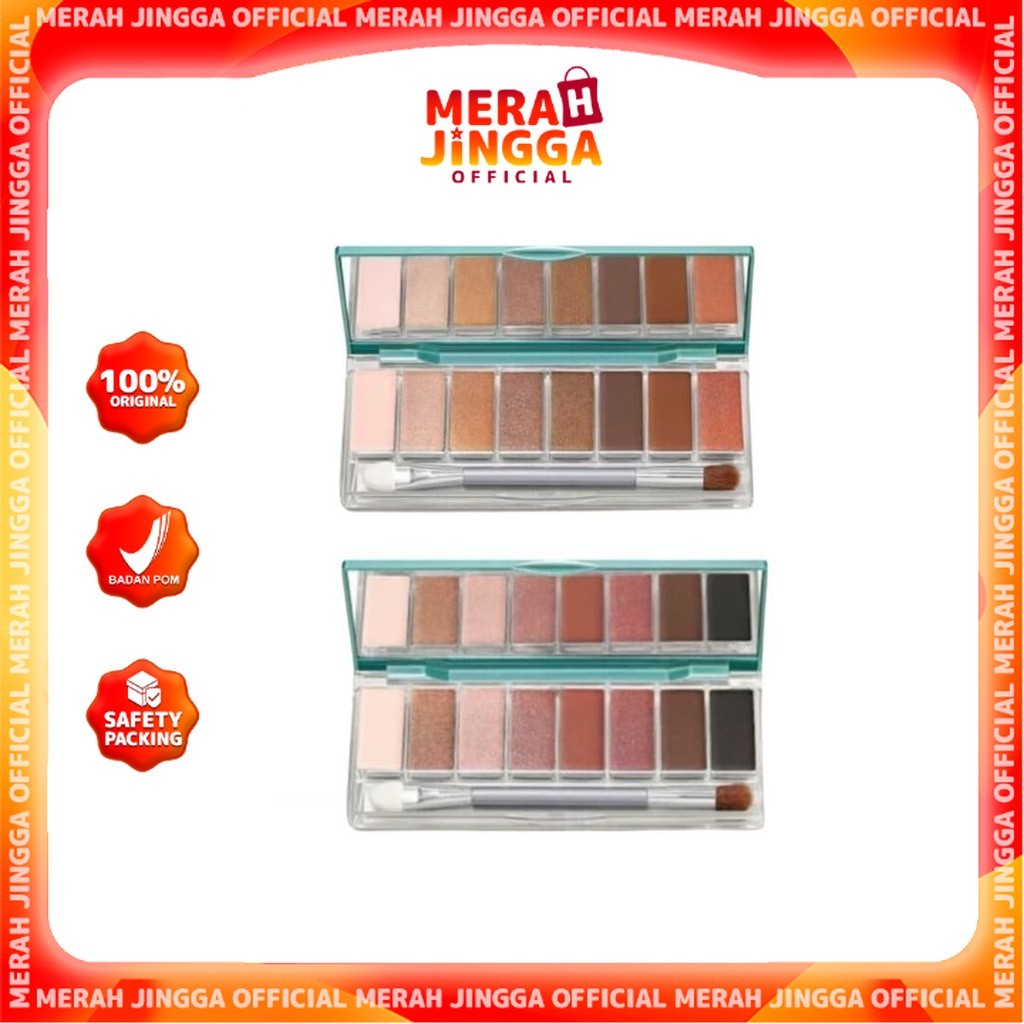 Jual Wardah Exclusive Eyeshadow Palette | Merah Jingga Official ...