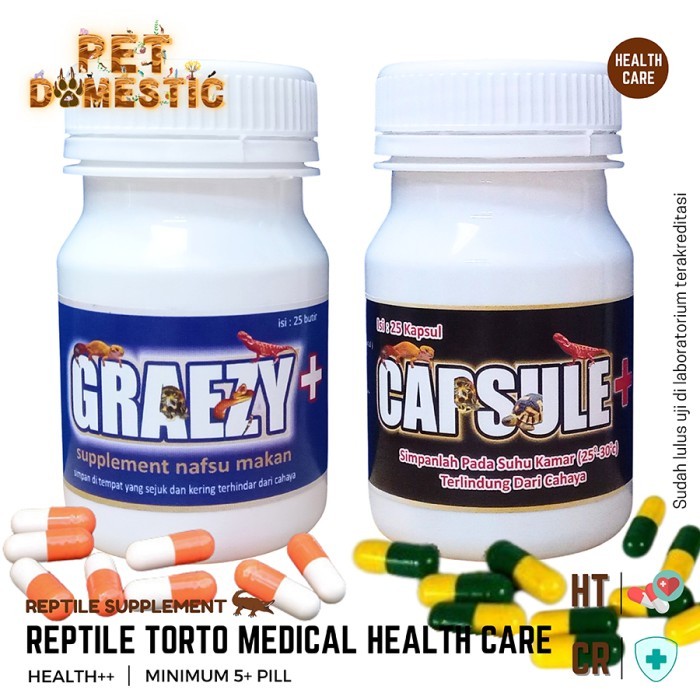 Jual Graezy Obat Suplemen Multivitamin Reptile Eceran Kapsul Obat Pilek ...