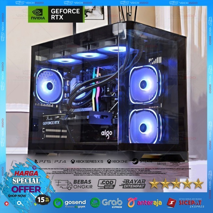 Jual Rakitan PC Gaming Prime Core i5 13400f | RTX 4060 8GB | 16GB ...
