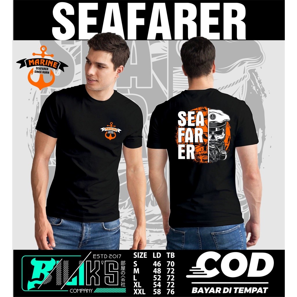 Jual KAOS MARITIM SEAFARER DISTRO QUALITY S-XXL | Shopee Indonesia