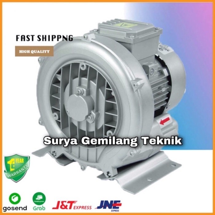 Jual Ring Blower 1,5HP 1100 Watt 1,1 KW 1,5 Hp 220V KAZE Blower Tambak ...
