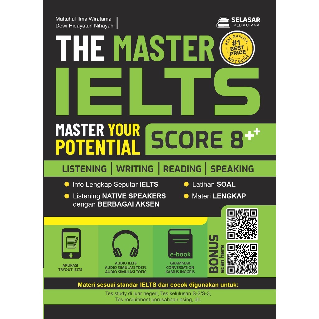 Jual Buku The Master IELTS Score 8++ -Selasar Media Utama- | Shopee ...