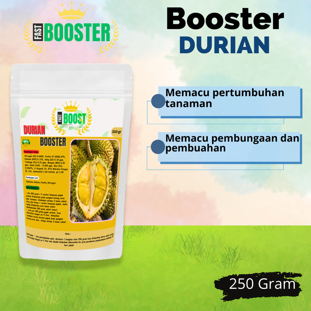 Jual Pupuk Booster Organik DURIAN , PUPUK PERANGSANG BUAH | MELEBATKAN & MEMPERCEPAT PERTUMBUHAN ...