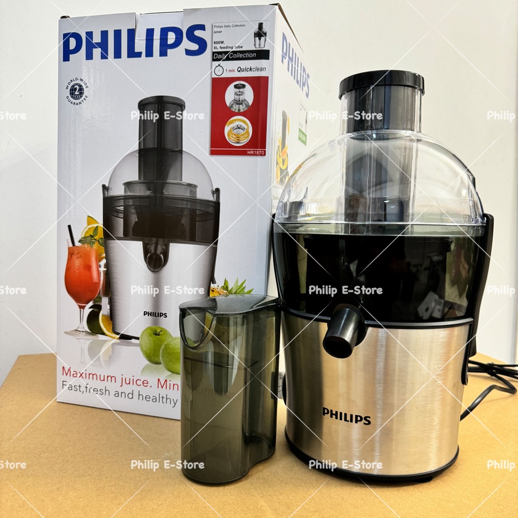 Jual Philips Juicer Extractor HR1870/70 Viva 600W Baja tahan karat 500Ml Slow Juicer - HR Series ...
