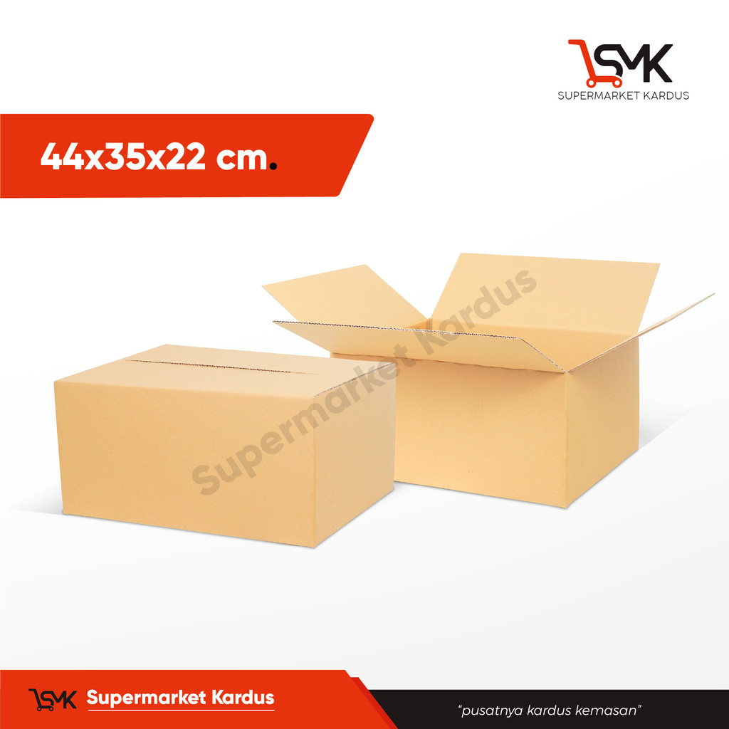Jual Box 44x35x22 ( T.22 ) Amdk/BoxNormal/A1/Kotak/Kemasan/Packaging ...