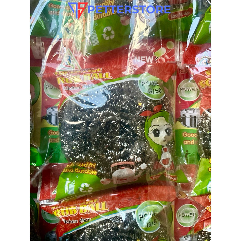 Jual Sabut / Kawat Besi Cuci Piring / Panci Anti Karat Besco 30 GR (12 ...