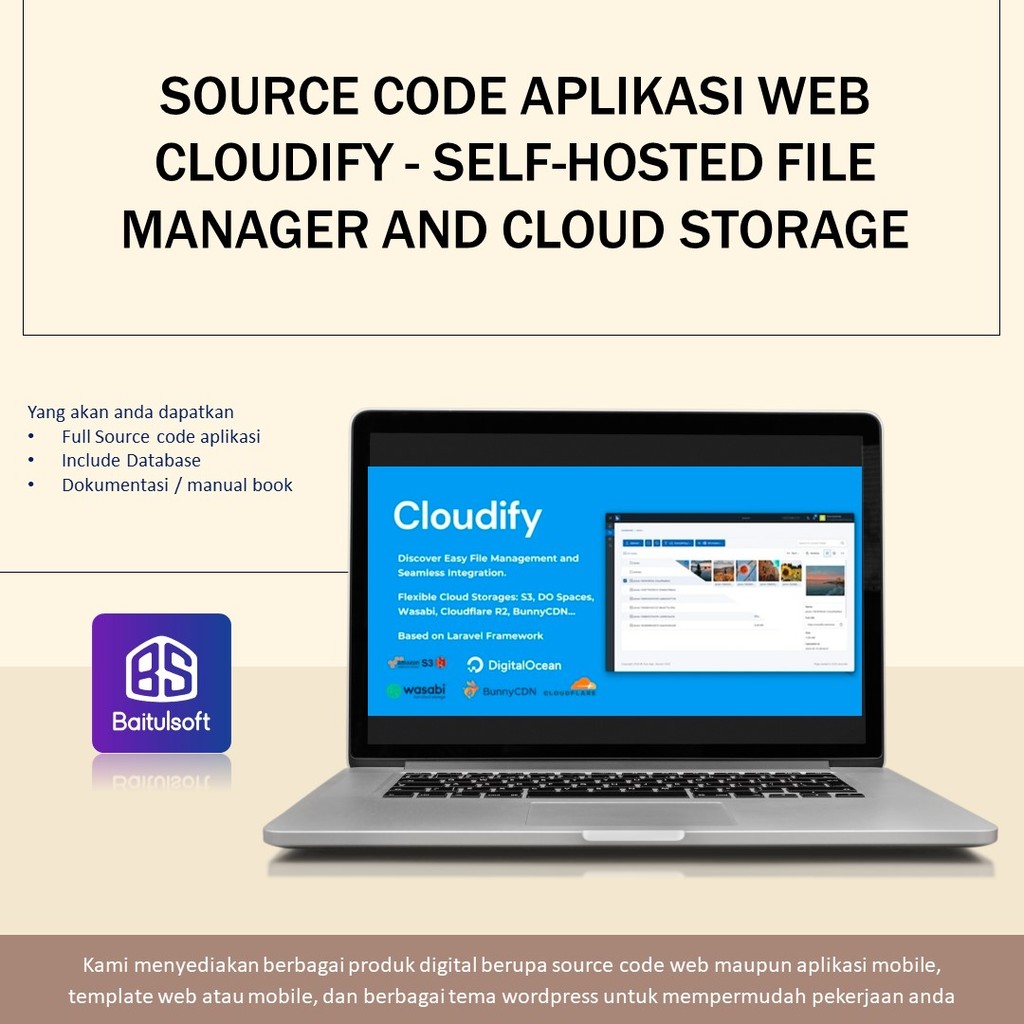 Jual Source Code Aplikasi Web Cloudify Self Hosted File Manager And 2141
