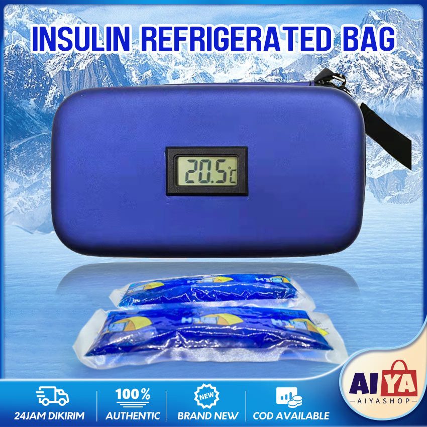 Jual Tempat Insulin Tas Insulin Insulin Cooler Bag Temperature Display Portable Insulin Cooler ...