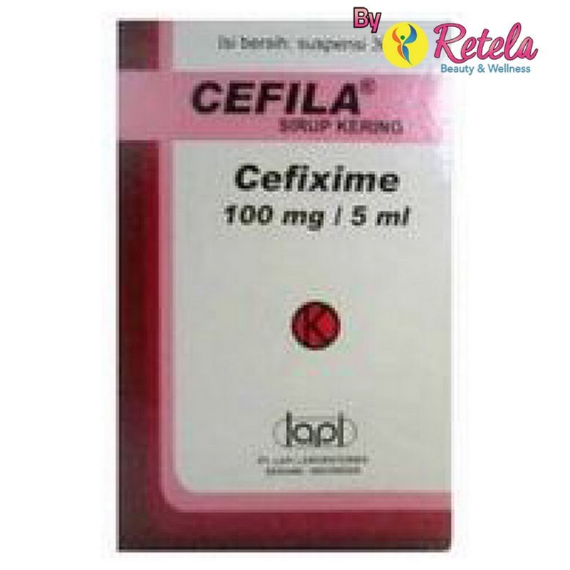 Jual CEFILA 100MG/5ML DROPS 30ML/ CEFIXIME / ANTIBIOTIK | Shopee Indonesia